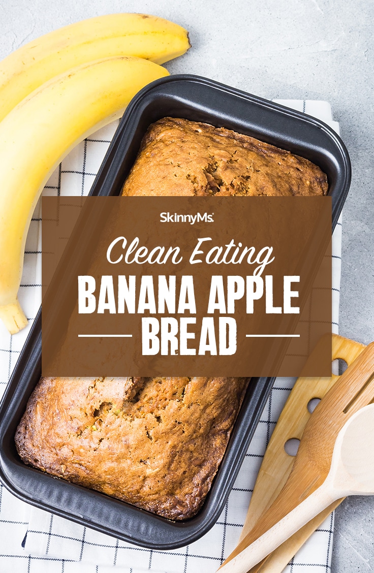 Clean Eating Banana Apple Bread