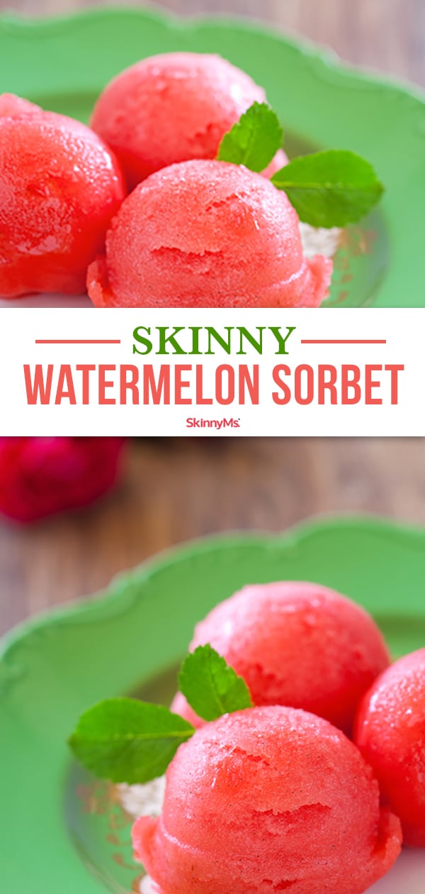 Watermelon Sorbet Recipe (Easy & Refreshing Summer Dessert)