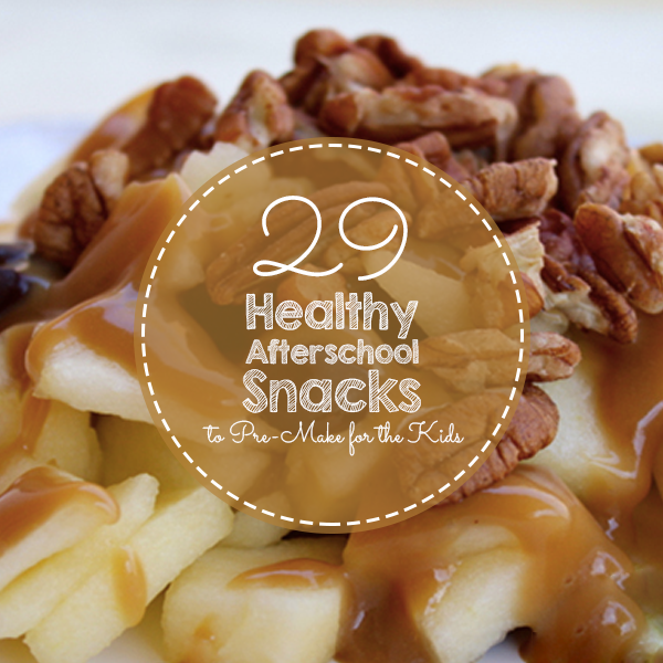 29 Healthy After School Snacks To Pre Make For The Kids