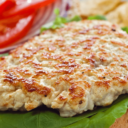 Open Face Grilled Turkey Burgers Recipe