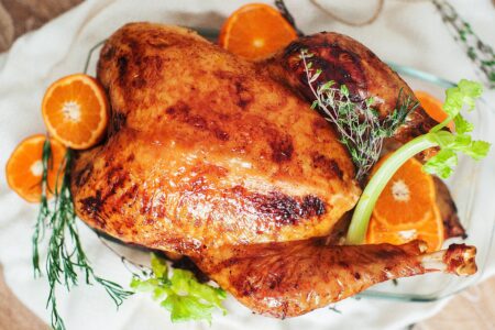 Our Orange Glazed Herb Turkey is Sweet, Citrusy, and Tender!