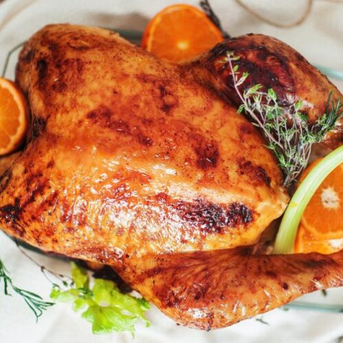 Our Orange Glazed Herb Turkey is Sweet, Citrusy, and Tender!