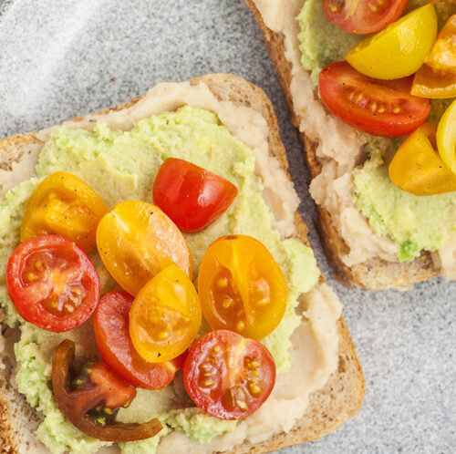 White Bean Avocado Toast