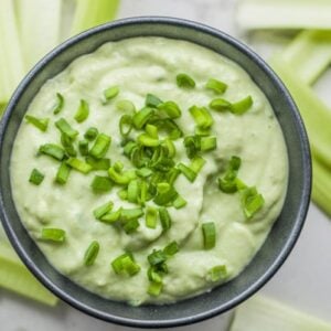 Homemade Avocado and Onion Chip Dip