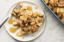 Apple Cardamom Bread Pudding