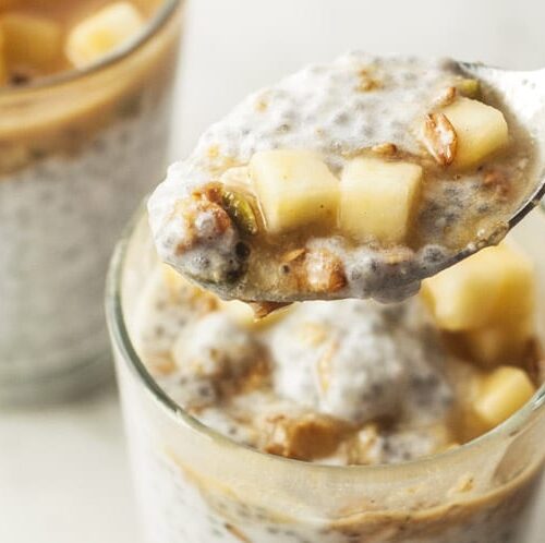 Vegan Caramel Apple Parfait