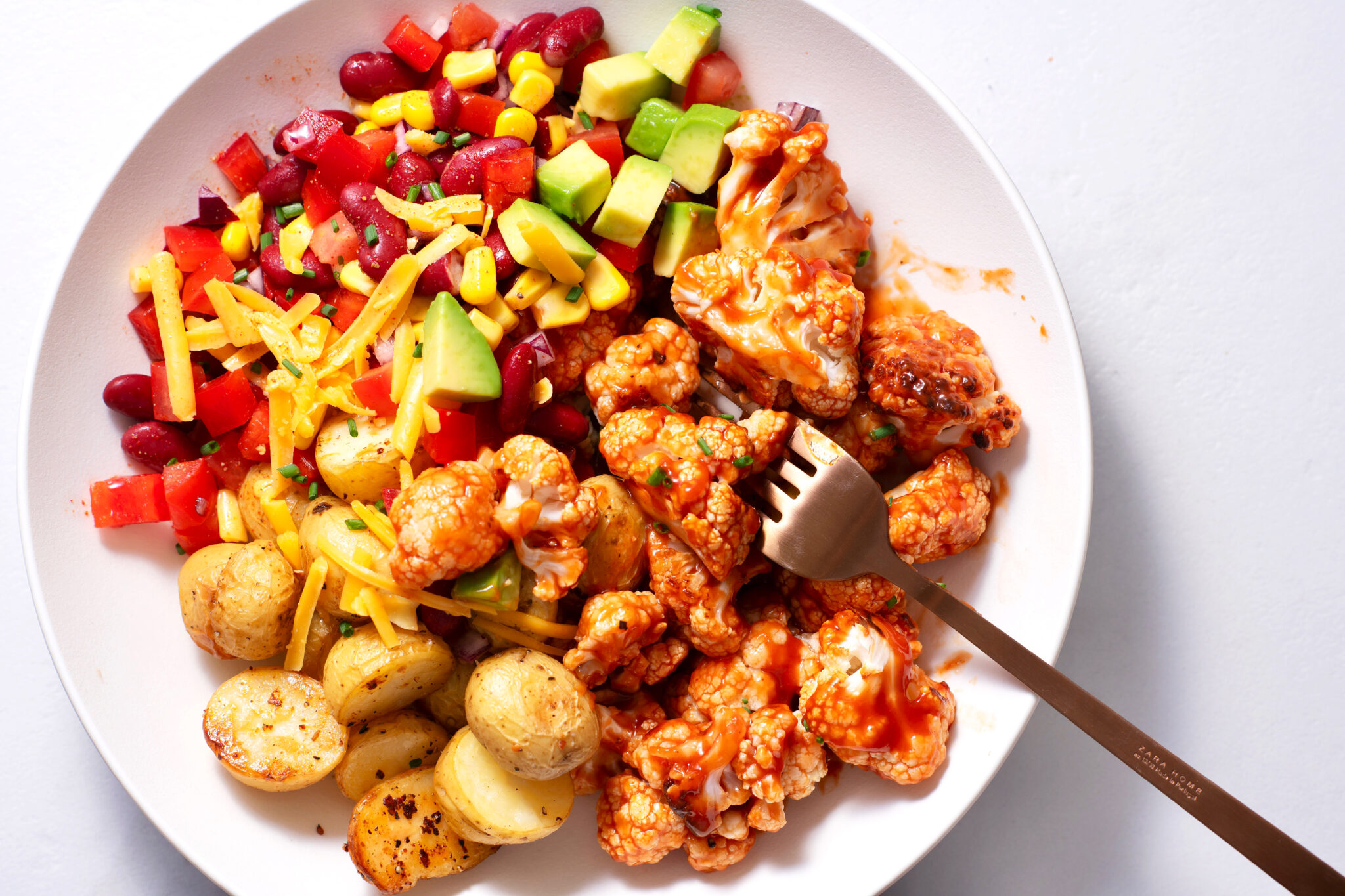 Try this BBQ Cauliflower Bowl on Meatless Monday!
