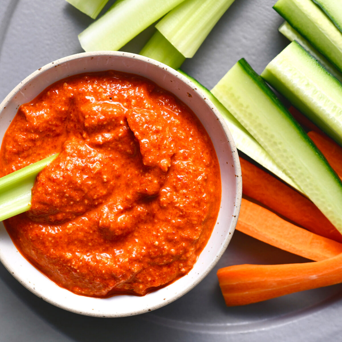 This Super Simple Red Pepper Dip is Perfect for Any Occasion