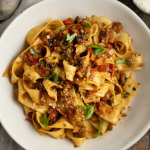 Easy Vegetable Ragu for Comfort Food Cravings!