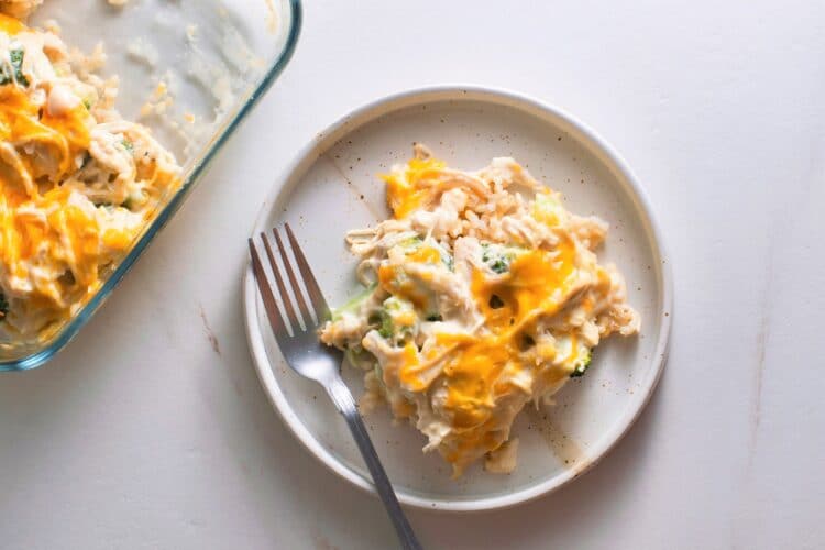 Not Your Grandma's Chicken and Broccoli Casserole | Skinny Ms.