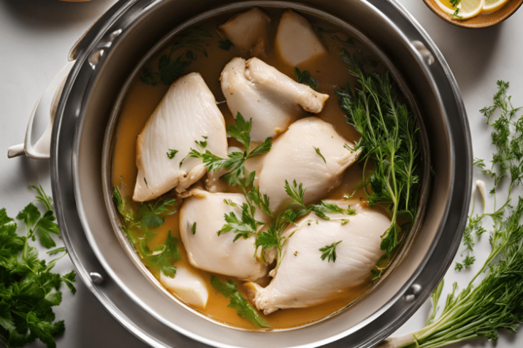 How to Poach Chicken for Tenderness